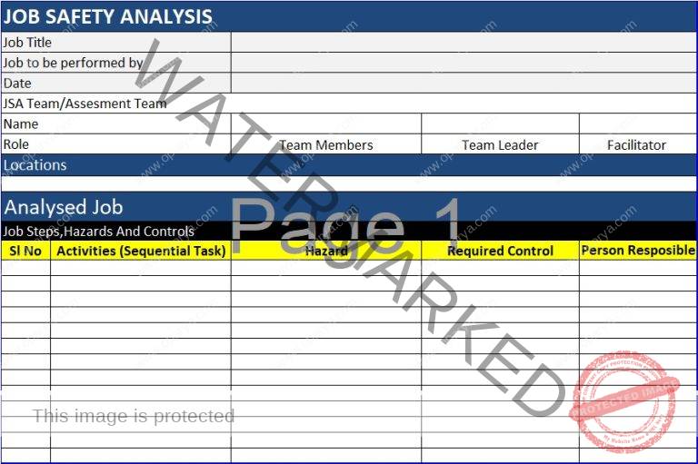 New 2022 Job Safety Analysis | JSA | JHA - Safety World