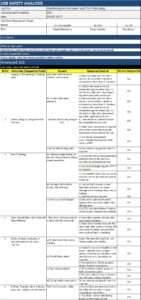 Free download all types of Job Safety Analysis (JSA/JHA) - Safety World