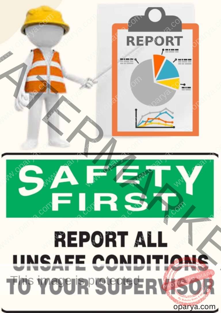 Free Industrial Workplace Safety Poster | Drawing |Slogans: - Safety World